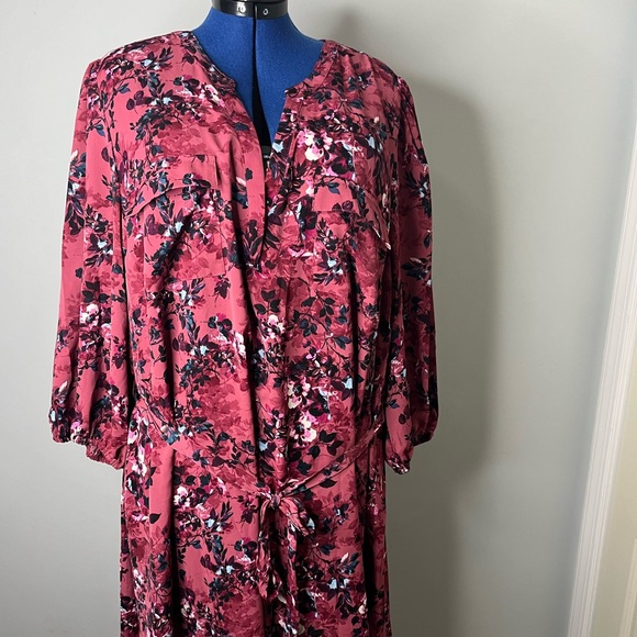 torrid | Dresses | Torrid Pink Floral Dress Plus Size 4x Nwt | Poshmark